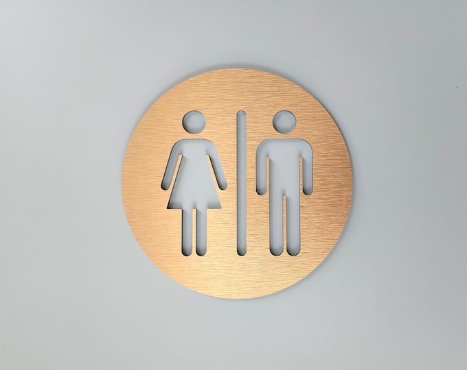 All Gender / Gender Neutral Bathroom with Urinal 3D Printed Restroom ...