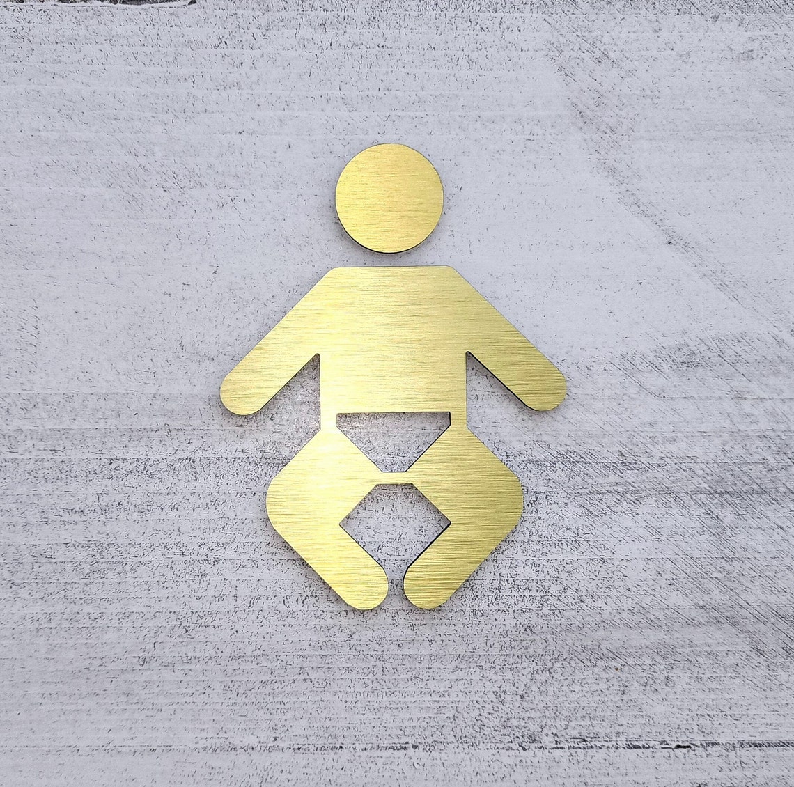 Baby Changing Bathroom Sign. Baby Changing Station Door Sign. Baby ...