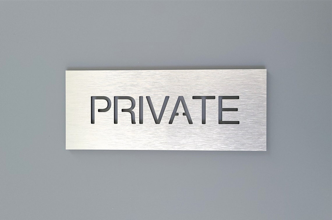 Private Sign for Office Doors. Do Not Enter Sign. Private Entry Signage ...