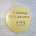 Maximum Occupancy Sign. Maximum Capacity Sign for Business. - Etsy