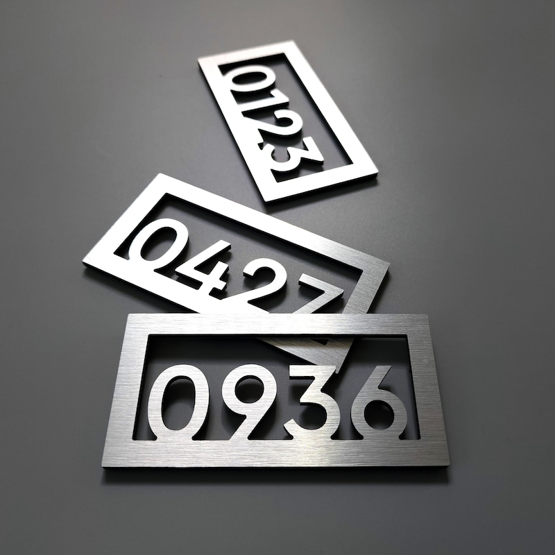 Black Apartment Number - Etsy