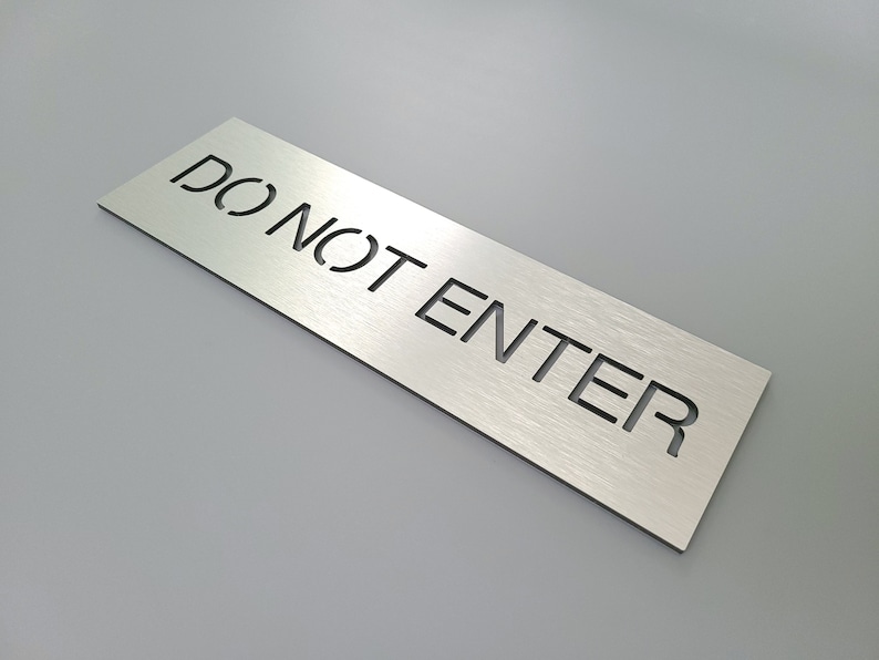 Custom Quote Door Sign for Business. Modern Office Signage. - Etsy