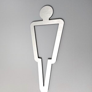 Male Symbol for Restroom Door. Male Bathroom Door Signs. Men Restroom ...