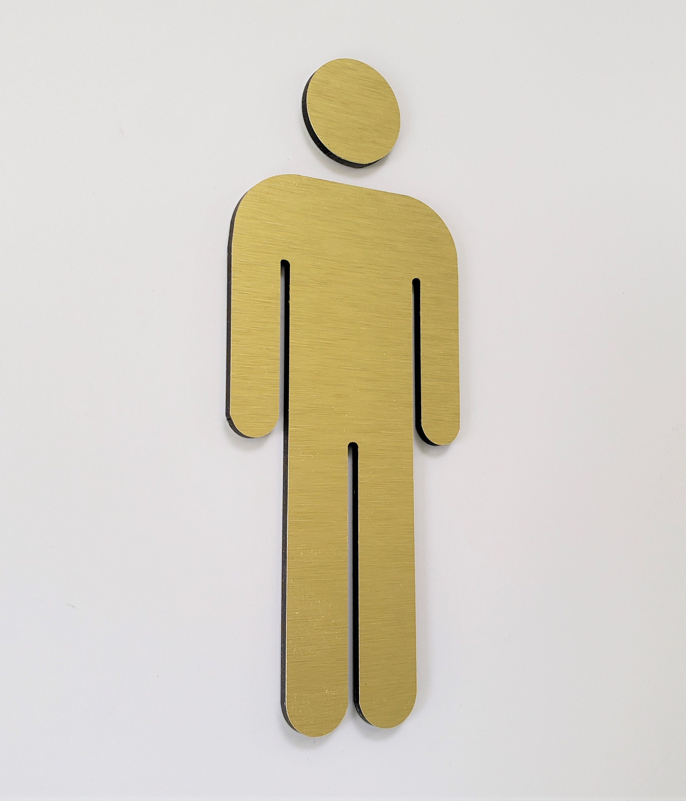 Male Figure for Bathroom Door. Fitting Room Signs. Metal - Etsy