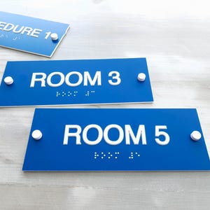 ADA Compliant Room Name Sign. Custom Room Identification ADA Signs ...