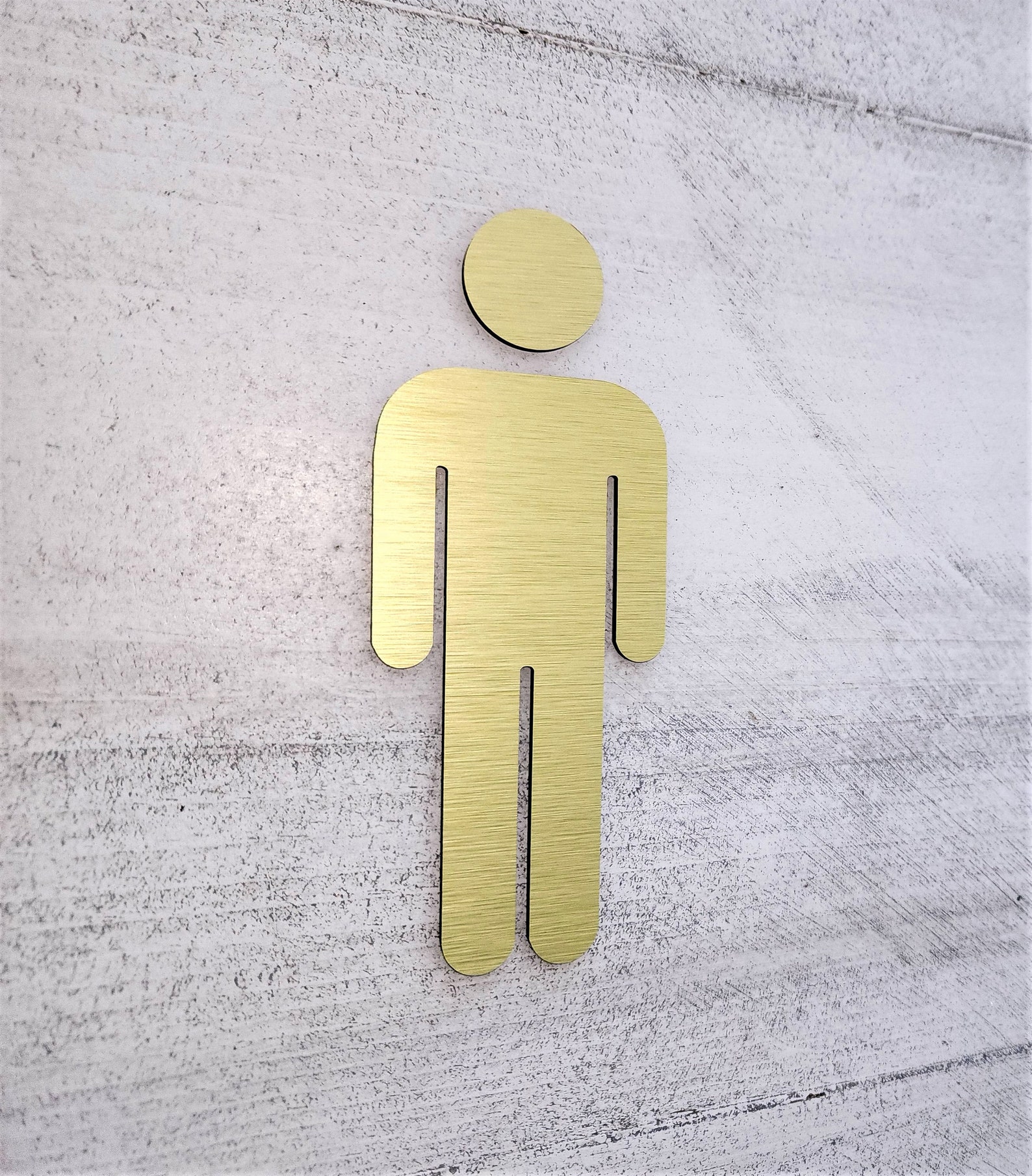 Male Figure for Bathroom Door. Fitting Room Signs. Metal - Etsy
