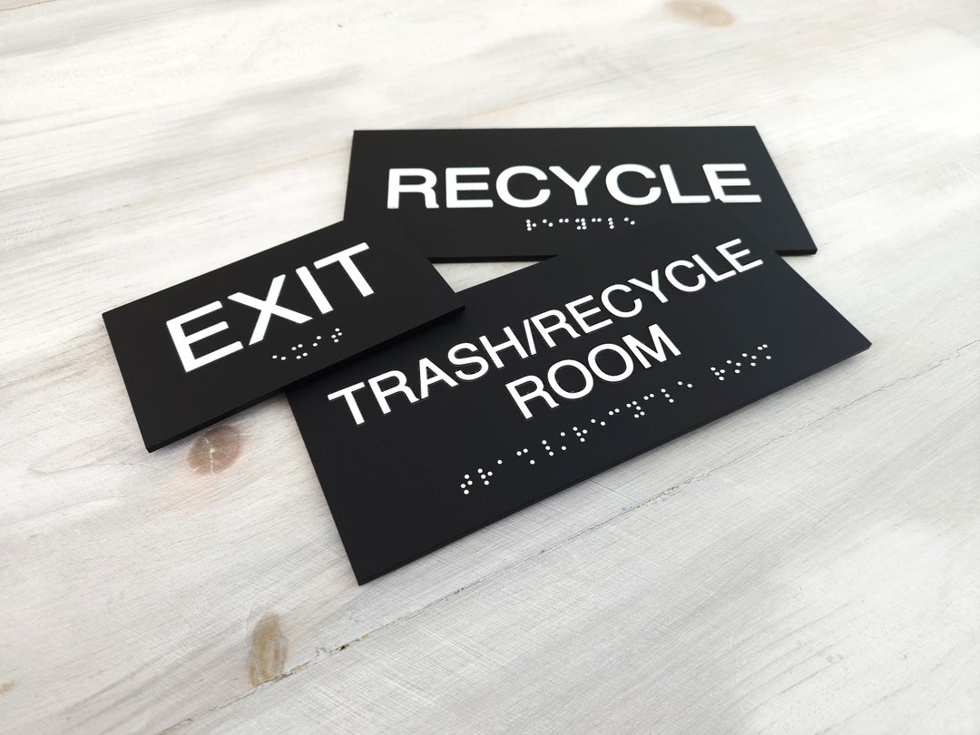 Custom Quote ADA Compliant Door Sign. Custom Text ADA Signs. Raised ...