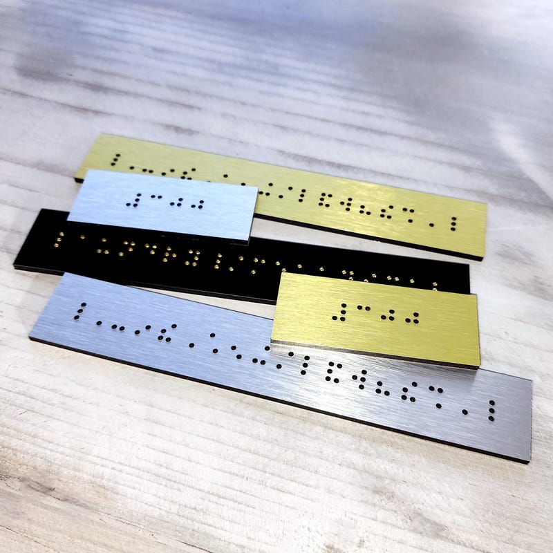 Wall Signs Braille - Etsy
