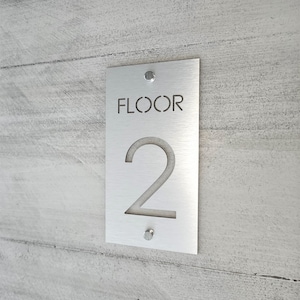 Floor Numbers. Level Numbers. Floor Number Signs. Stairway Signs ...