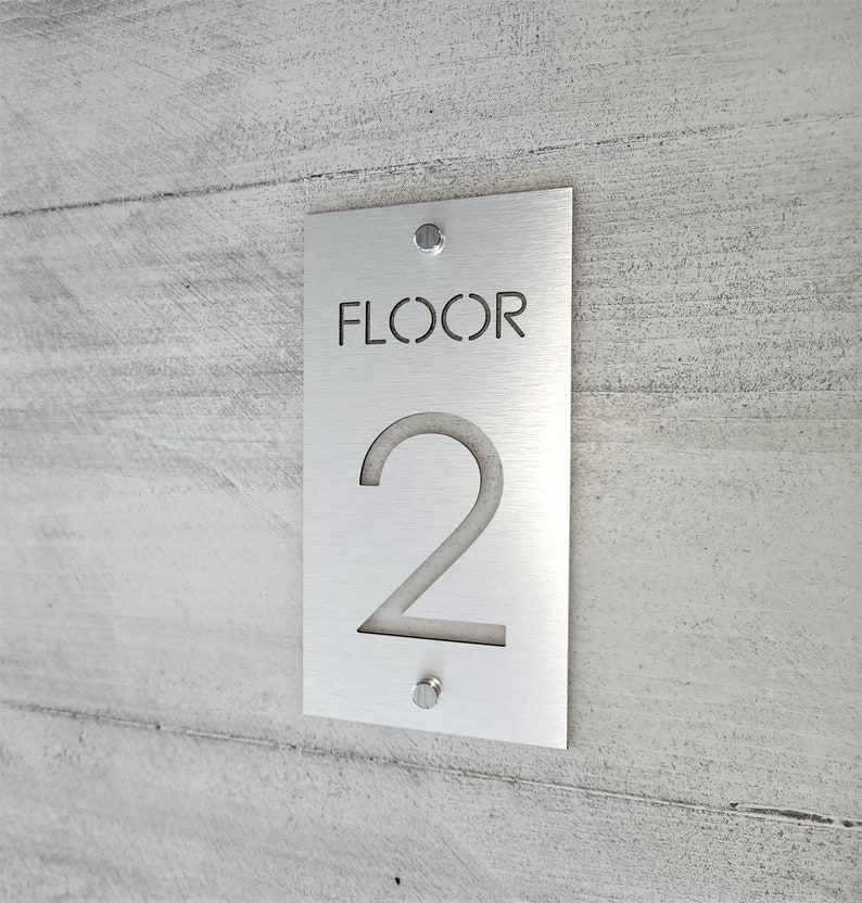 Floor Numbers. Level Numbers. Floor Number Signs. Stairway - Etsy