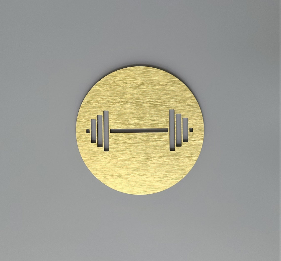GYM Door Sign. Fitness Center Sign. Training Room Sign. - Etsy