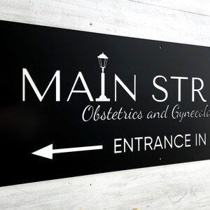 Large Custom Business Sign. Business Name Sign. Company Logo Sign for ...