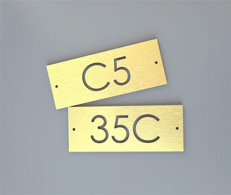 Apartment Numbers. Hotel Room Numbers. 2 X 5 | Etsy