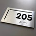 Square ADA Compliant Room Number Signs. Custom ADA Number Plaques ...