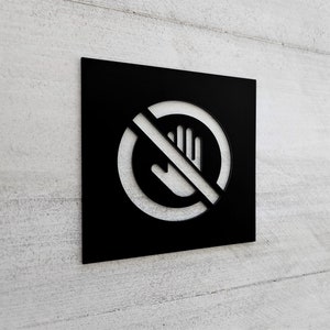 No Entry Hand Sign. Not Allowed Hand Sign. Stop Hand Symbol. Do Not ...