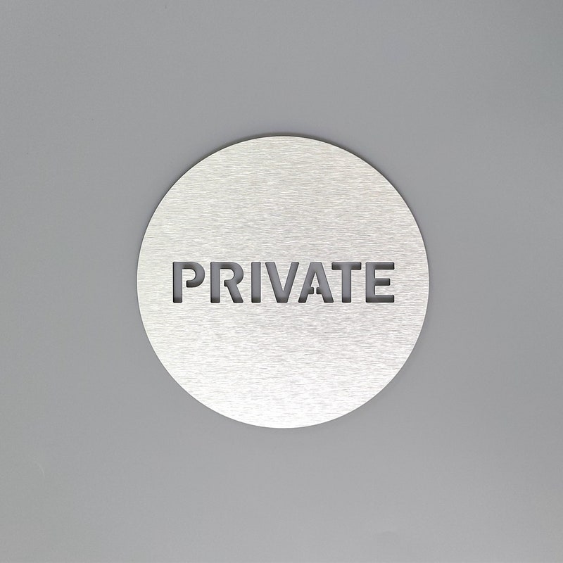 Private Door Sign Indoor - Etsy