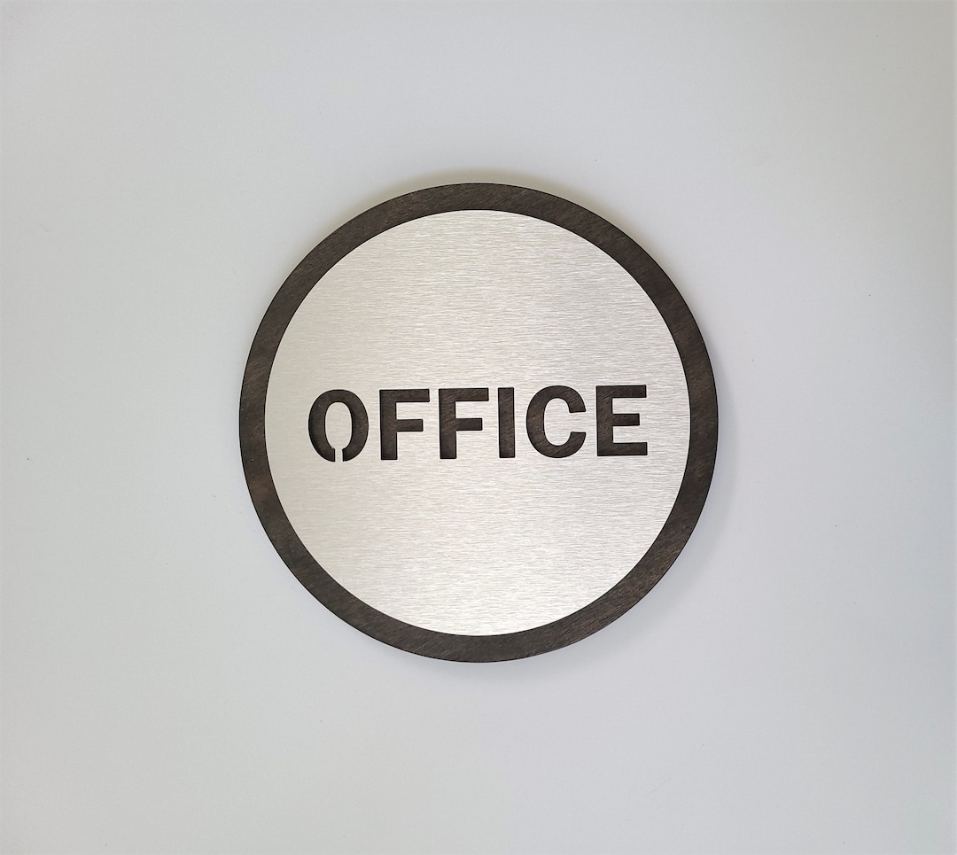 Office Sign. Office Sign for Door. Modern Business Door Signs. - Etsy