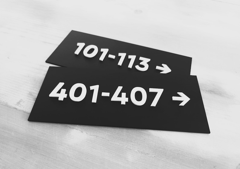 Custom Directional Sign | Personalized Arrow Wayfinding Sign for Office ...