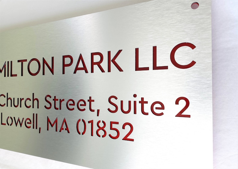 Large Custom Business Sign. Business Name Sign. Company Logo Sign for ...