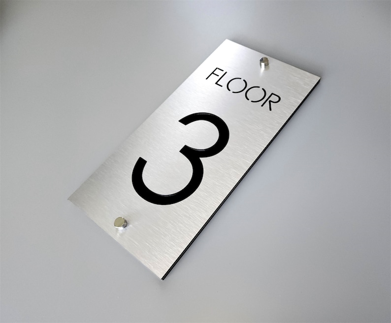 Floor Number Sign. Floor Numbers and Letters. Level Numbering - Etsy