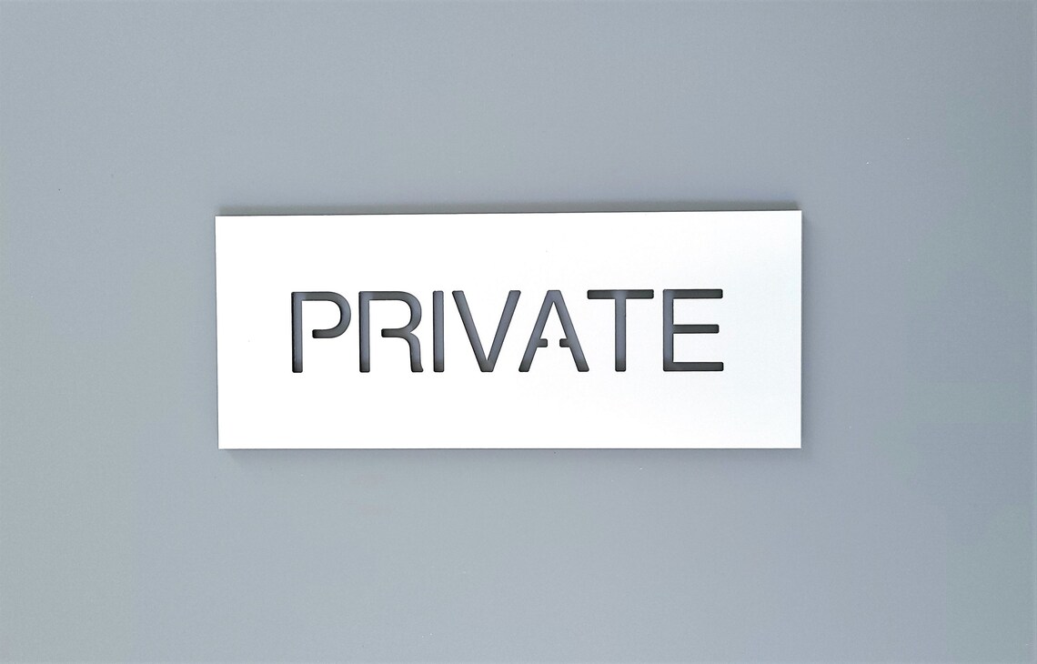 Private Sign for Office Doors. Do Not Enter Sign. Private Entry Signage ...