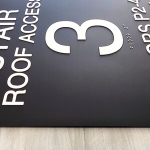 Stairwell Floor Number Signs. ADA and IFC Compliant Stairwell Signs ...