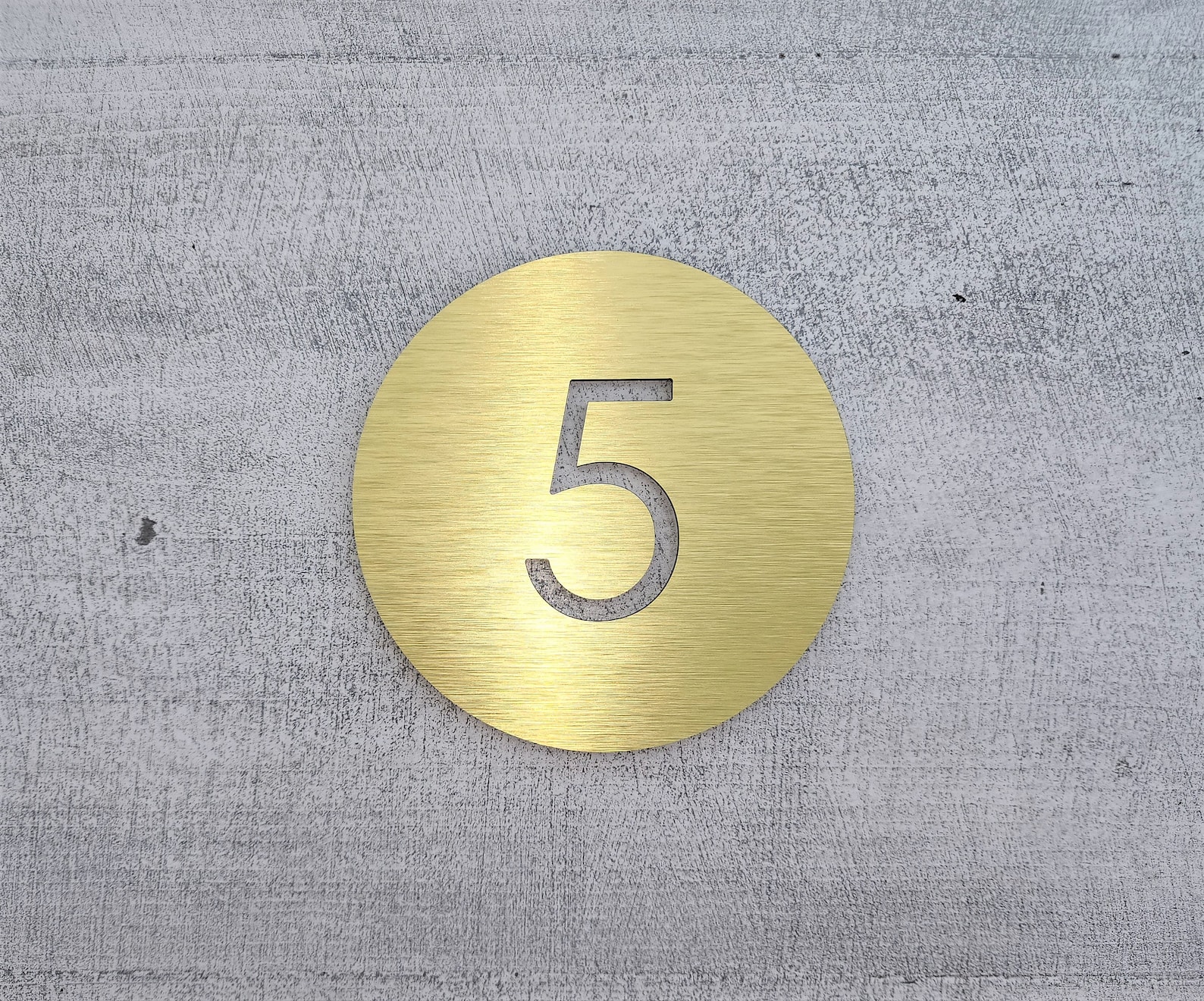 Round Number Plaque. Exam Room Numbers. Door Number Sign. - Etsy