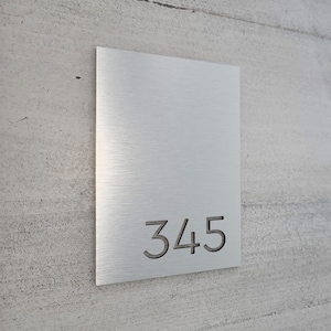 Custom Door Numbers. Modern Apartment Numbers. Hotel Room Number Sign ...