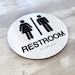 ADA Compliant Unisex Restroom Sign. Unisex Bathroom Signage. ADA ...