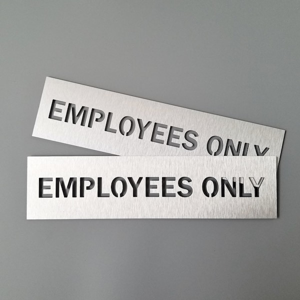 Employees Only Sign - Etsy
