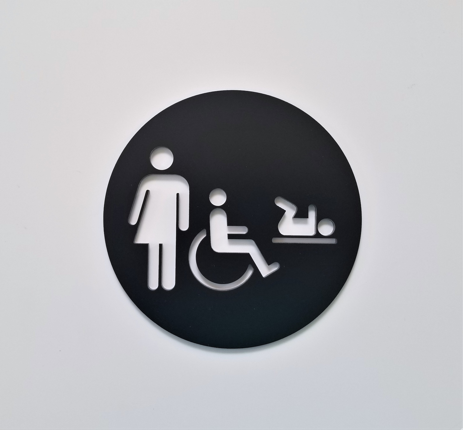 Family Restroom Sign. Baby Changing Table Symbol. Handicap - Etsy