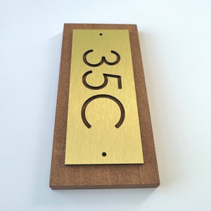 Modern House Numbers. House Number Sign. Address Plaque. - Etsy