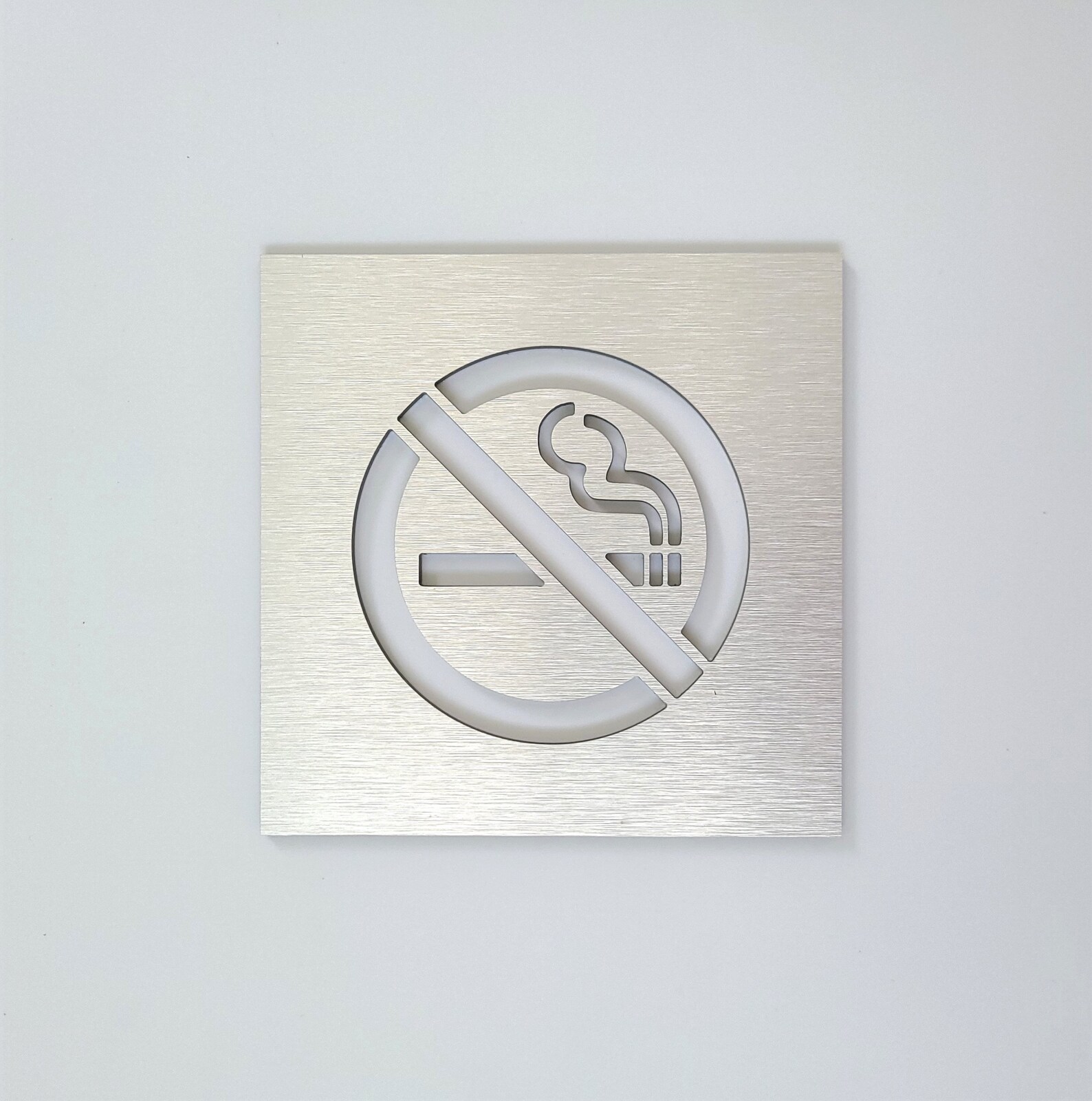 Panneau de symbole non fumeur pour les entreprises. Signalisation non ...