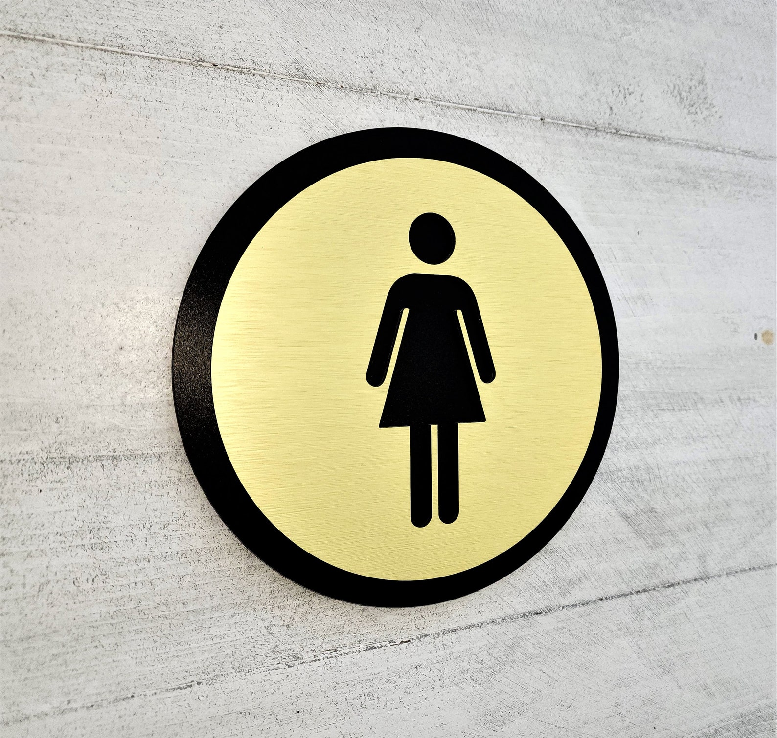 Female Bathroom Sign. Women's Restroom Door Sign. - Etsy