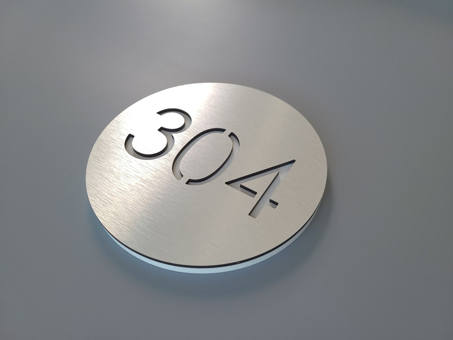 Door Number Sign. Exam Room Numbers. Silver Door Number - Etsy