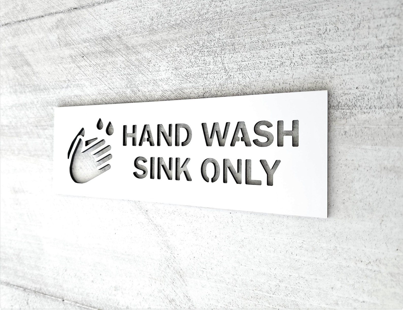 Hand Wash Sink Only Sign. Hand Washing Signs. Handwashing Only Sink ...