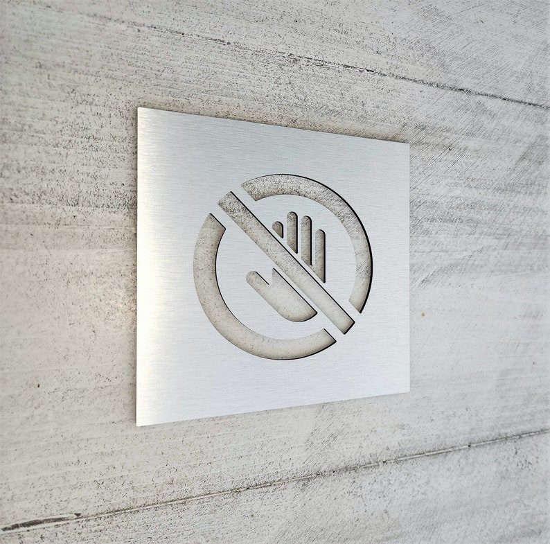 No Entry Hand Sign. Not Allowed Hand Sign. Stop Hand Symbol. - Etsy