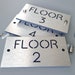 Custom Floor Numbers. Floor Number Sign. Level Numbering Sign. Stairway ...