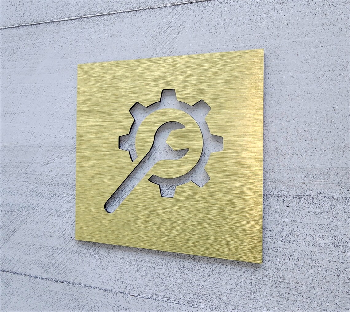 Mechanical Room Sign. Door Sign for Mechanical Room. Identification ...