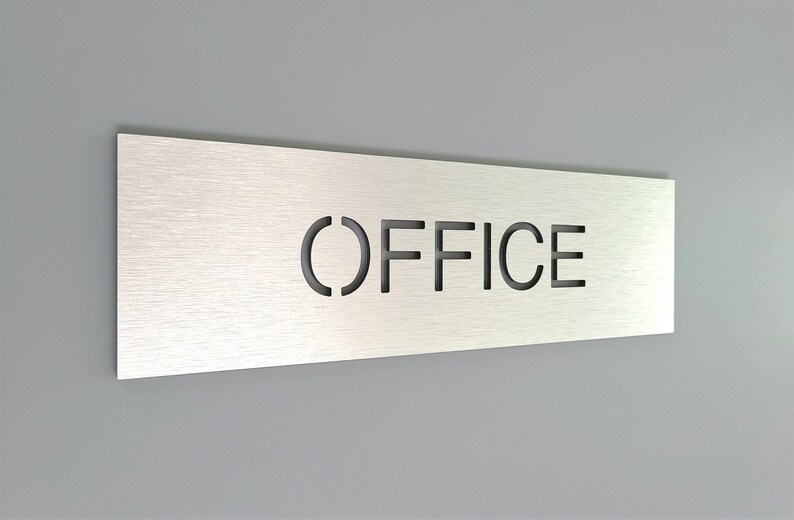 Custom Quote Door Sign for Business. Modern Office Signage. - Etsy