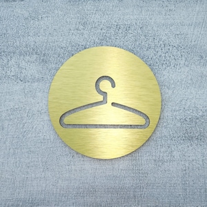 Hanger Symbol Sign. Changing Room Signs. Dressing Room Sign. Coat ...