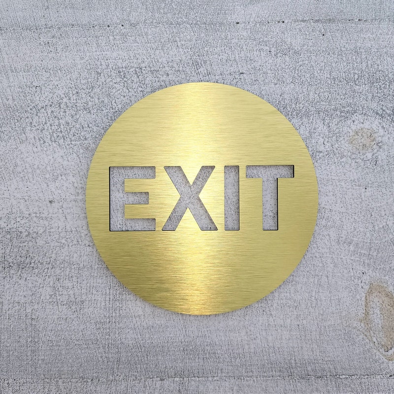 Exit Only Signs - Etsy