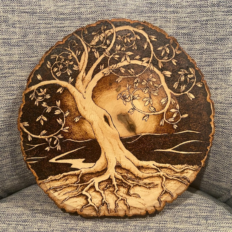 Natural Tree Trivet Set - Etsy