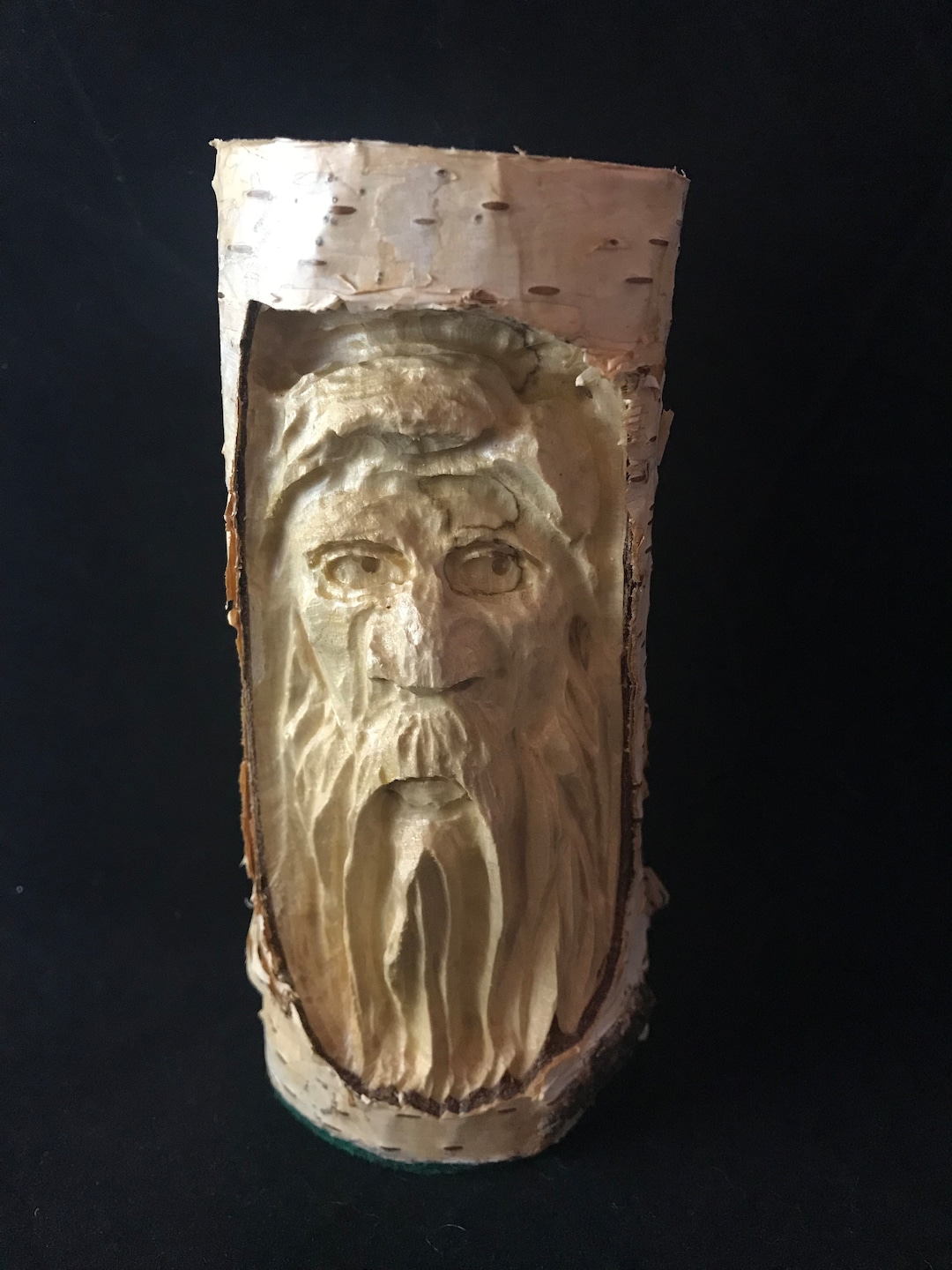 Hand Carved Tree Spirit-birch 02 - Etsy