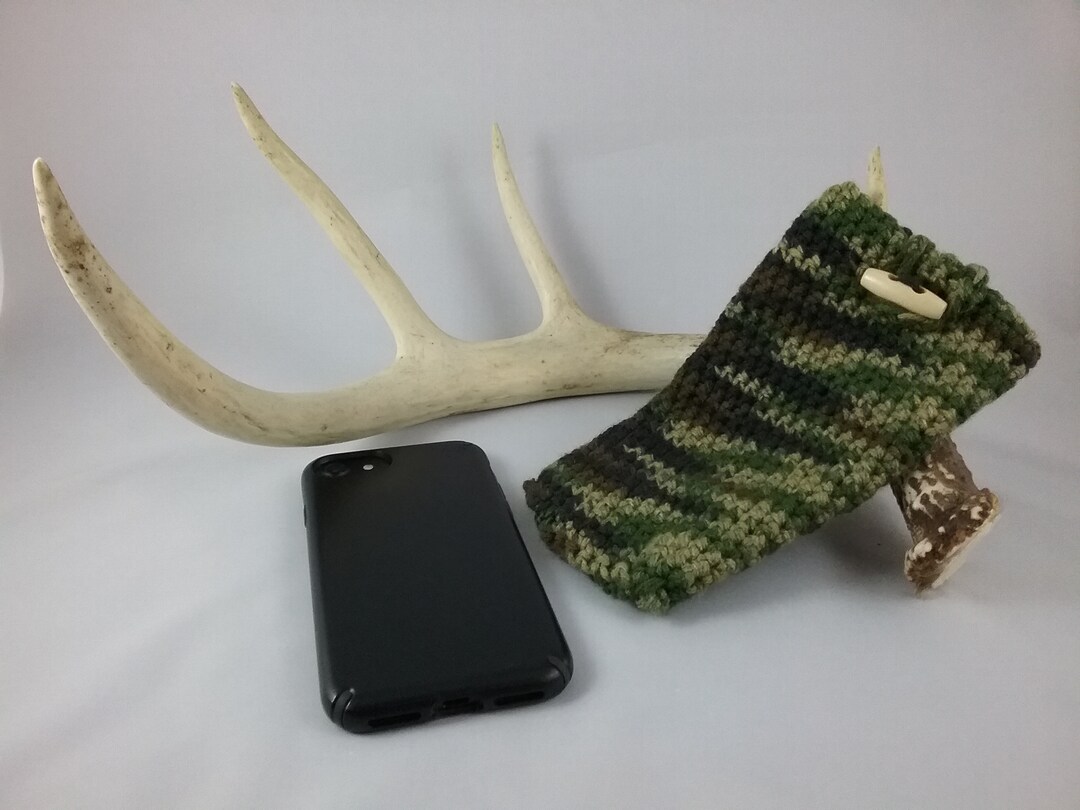 Hand Crocheted Mobile Phone Jacket Camouflage - Etsy