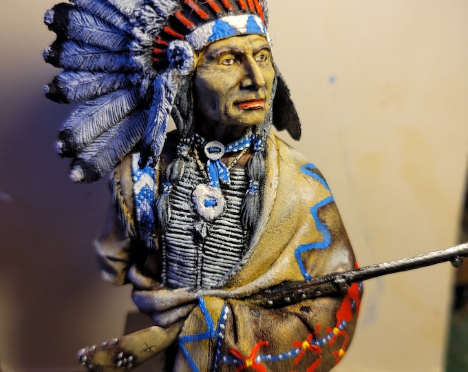 Native American Chief..little Raven... - Etsy