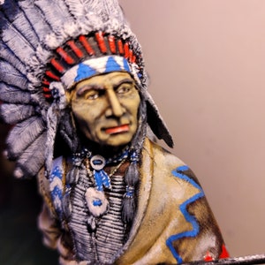 Native American Chief..little Raven... - Etsy