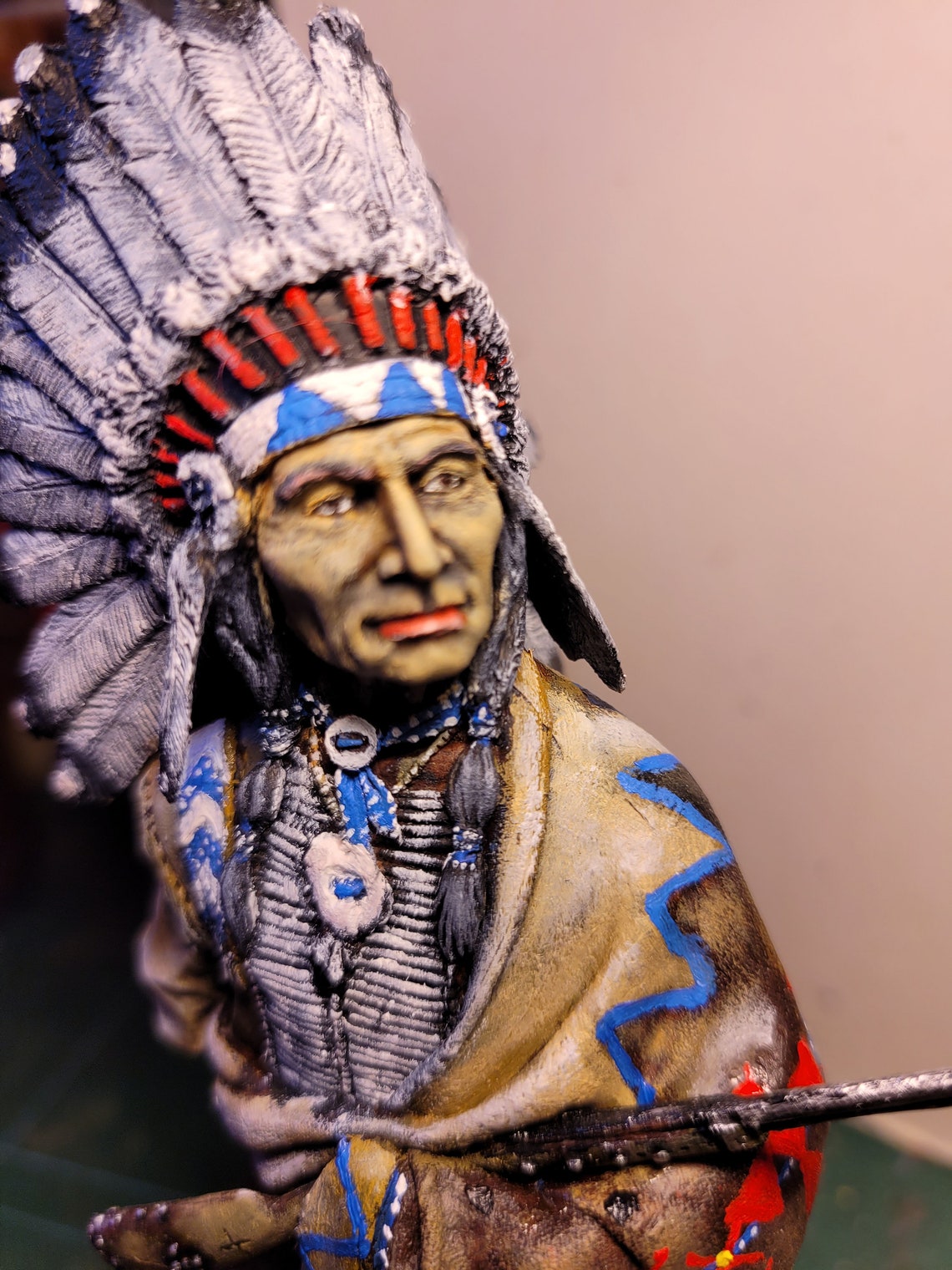 Native American Chief..little Raven... - Etsy