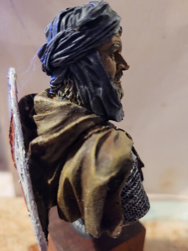 A 12th Cent Crusader Knight Called Sir Godfrey ,1/10th Resin Bust.. - Etsy