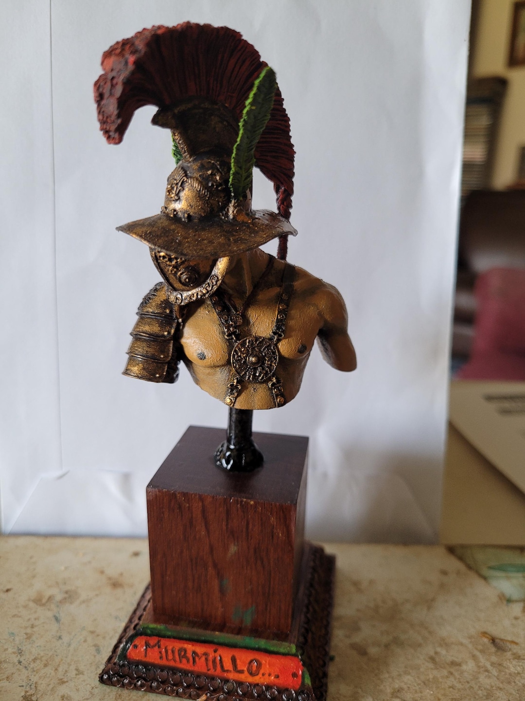 Murmillo Gladiator,resin Bust - Etsy